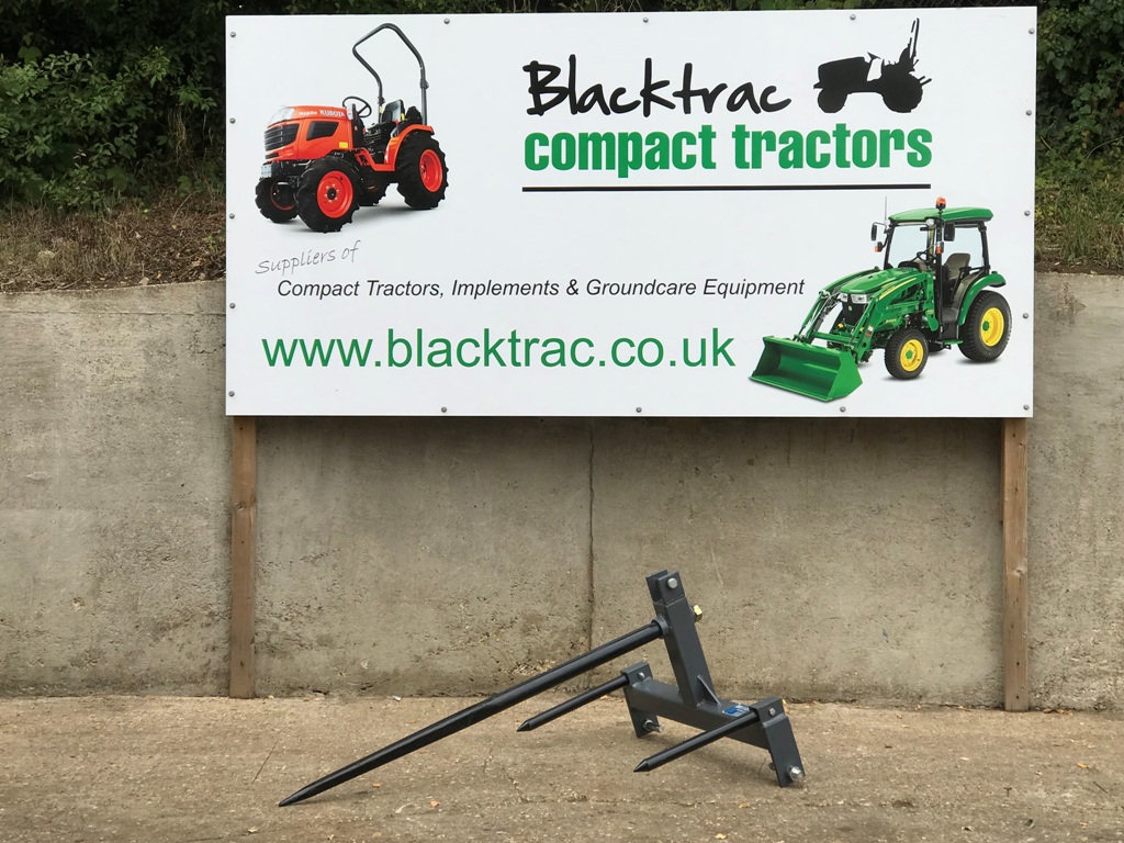 New Bale Spike for Compact Tractor - Blacktrac Compact Tractors
