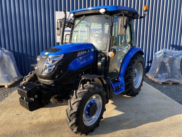 Solis 50 4WD Compact Tractor with Cab on Agricultural Tyres
