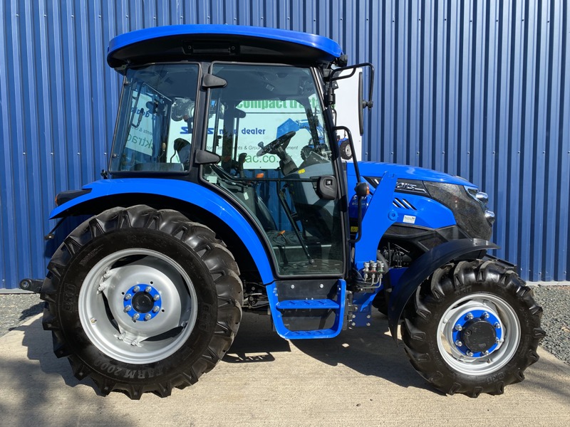 New Solis 50 4WD Compact Tractor with Cab on Agricultural Tyres ...