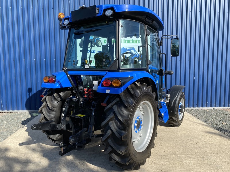 New Solis 50 4WD Compact Tractor with Cab on Agricultural Tyres - Blacktrac Compact Tractors