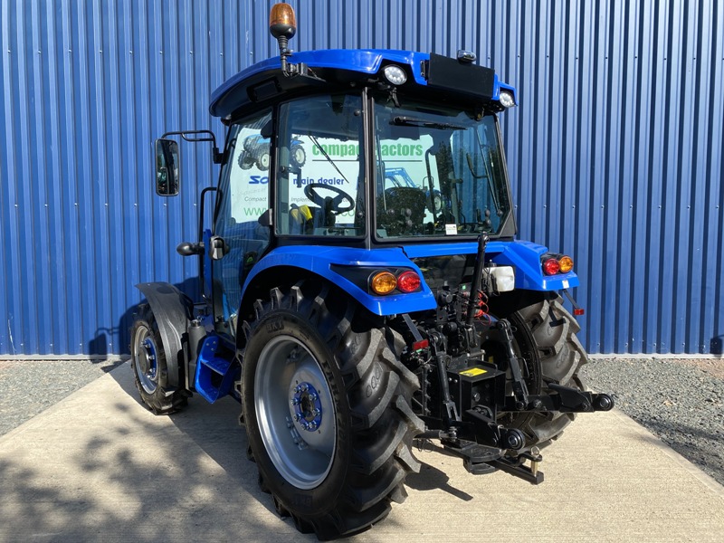 New Solis 50 4WD Compact Tractor with Cab on Agricultural Tyres ...