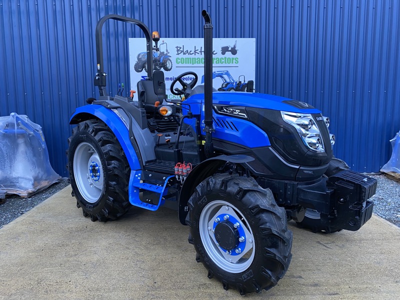 New Solis 50 4WD Compact Tractor on Agricultural Tyres - Blacktrac ...