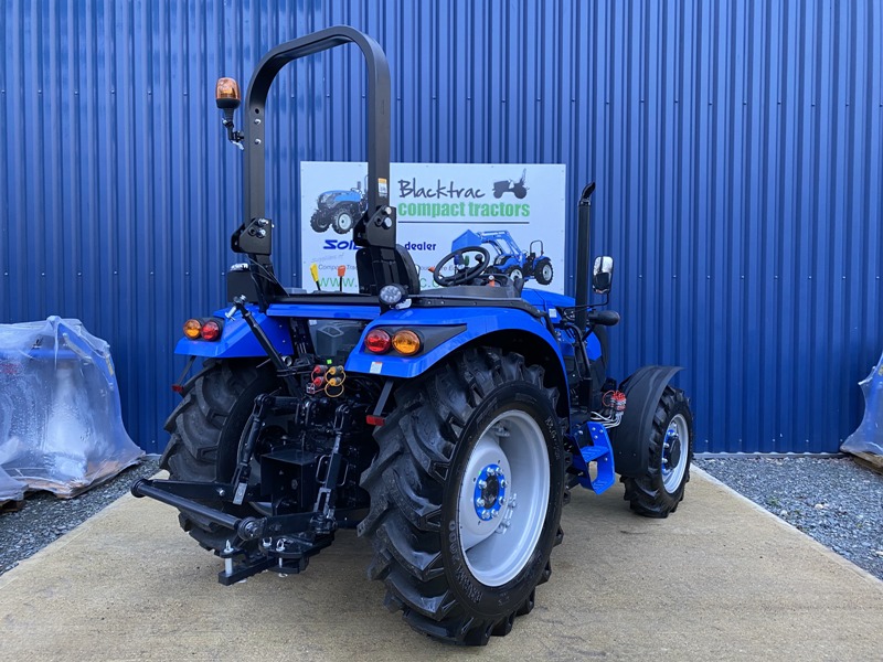 New Solis 50 4WD Compact Tractor on Agricultural Tyres - Blacktrac ...