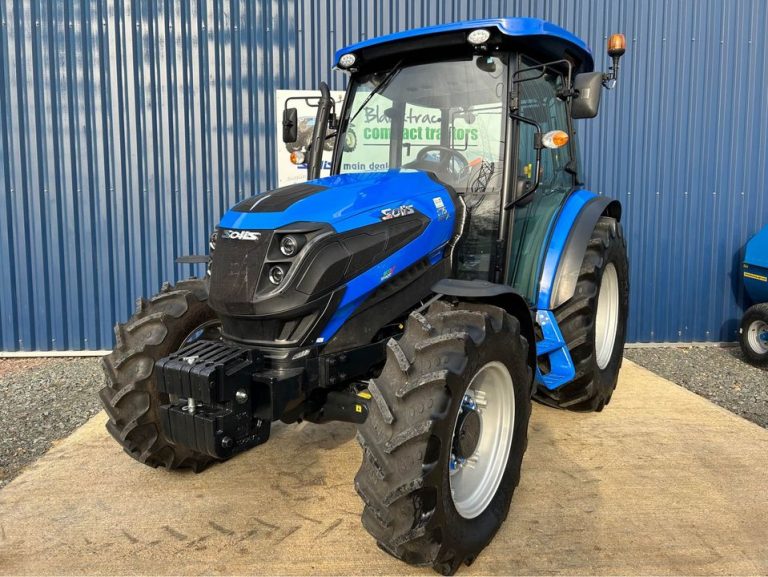 Solis 75 4WD Tractor with Cab and Agricultural Tyres