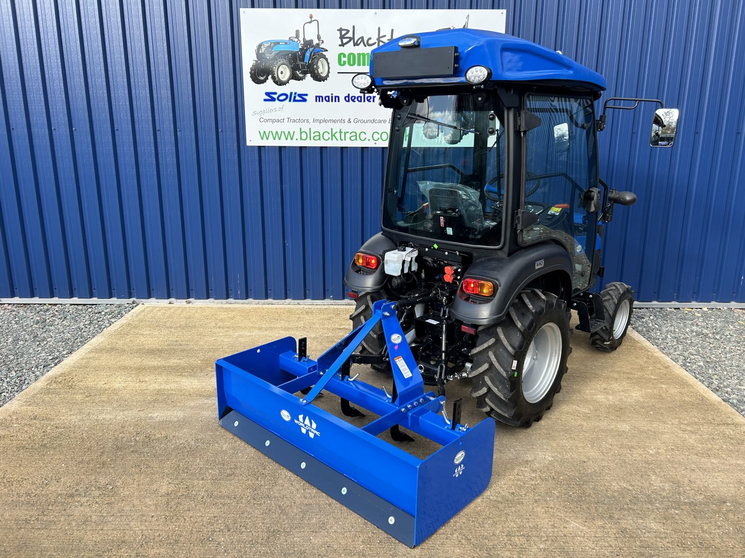 Worldtrac 5ft Box Grader | Blacktrac Compact Tractors