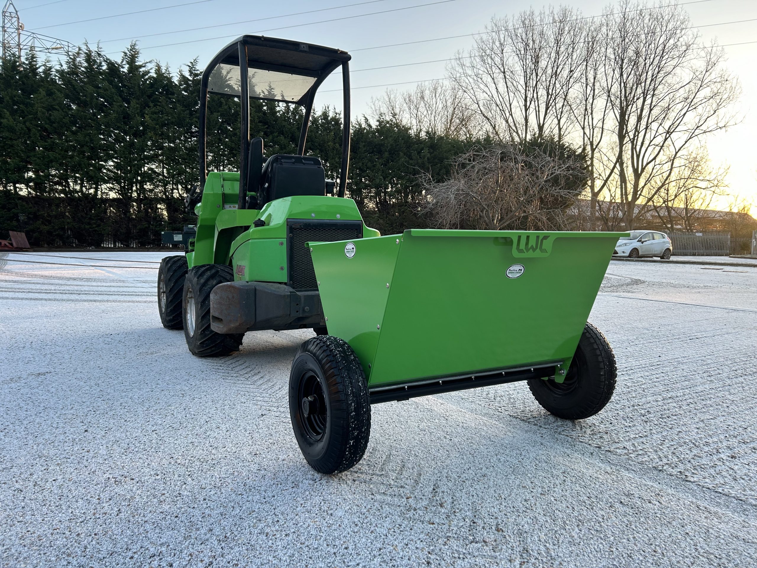 LWC Towable Drop Salt Spreader | Blacktrac Tractors