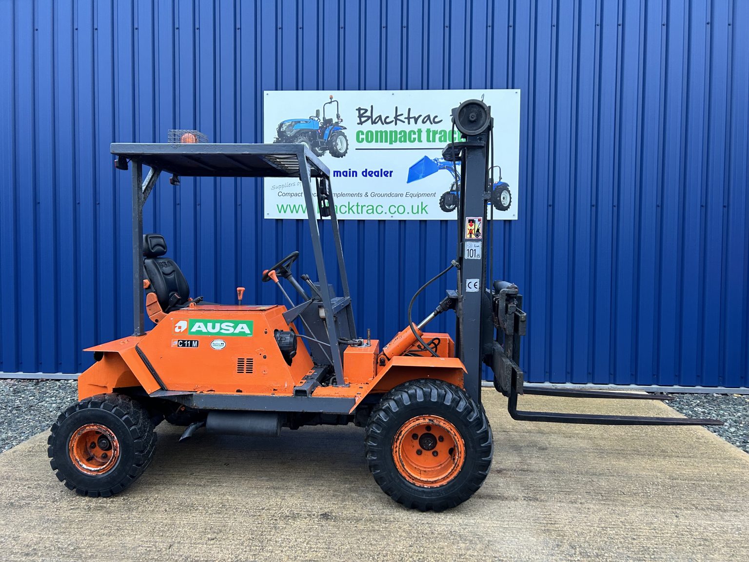Ausa C11M Rough Terrain Forklift - Blacktrac Compact Tractors