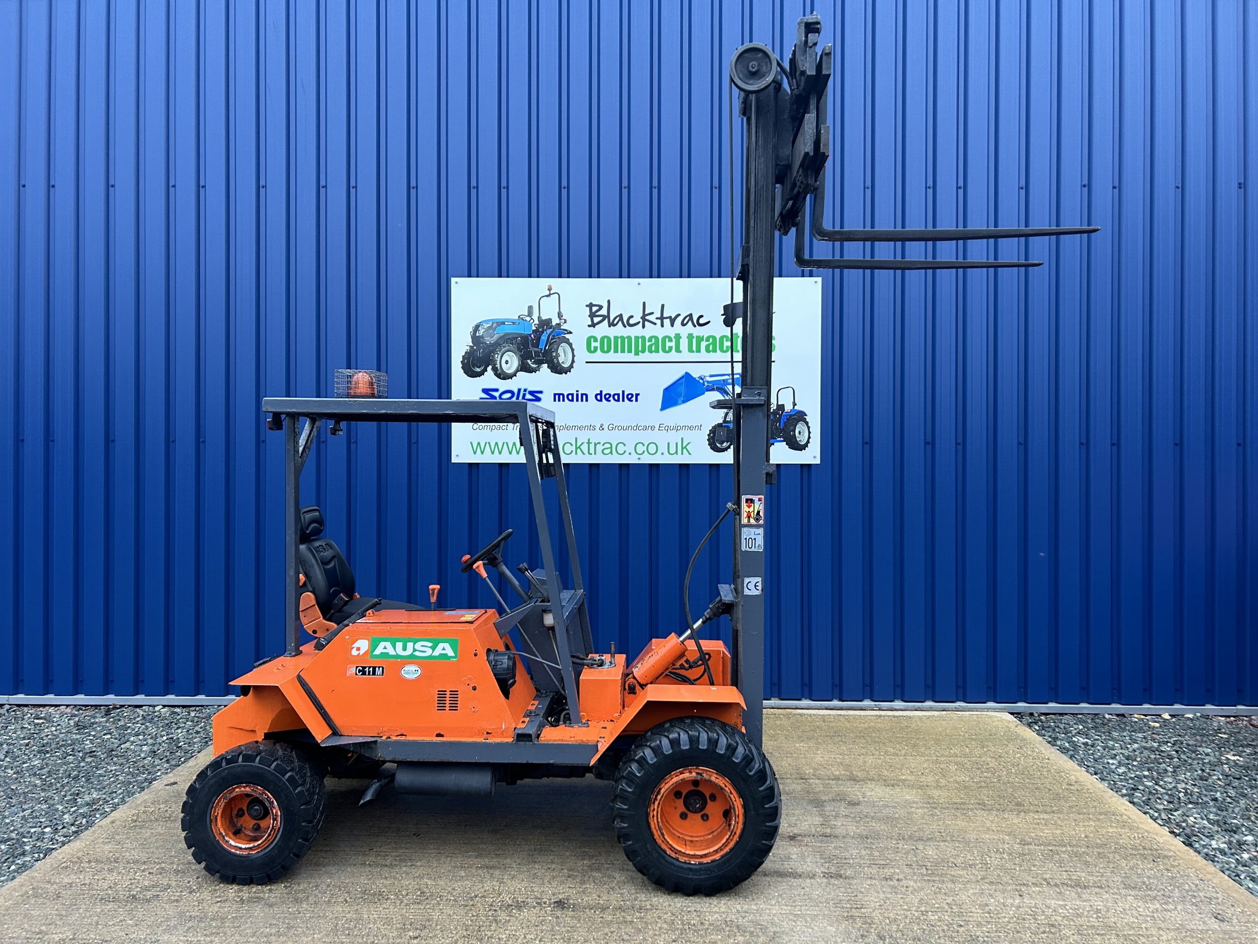 Ausa C11M Rough Terrain Forklift - Blacktrac Compact Tractors